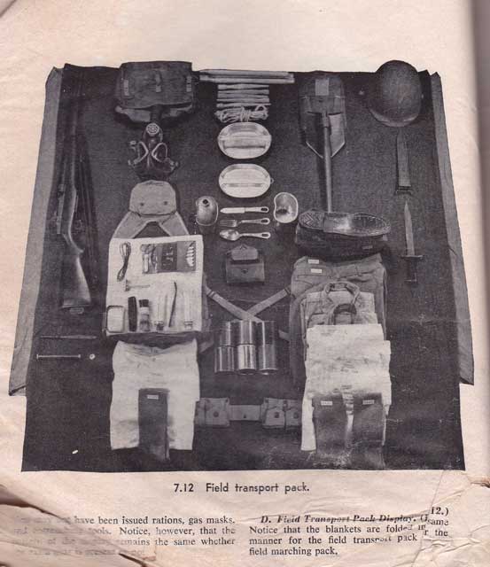 Marines In Forest Green: USMC 50's-60's Field Pack Layout Korea Viet Nam