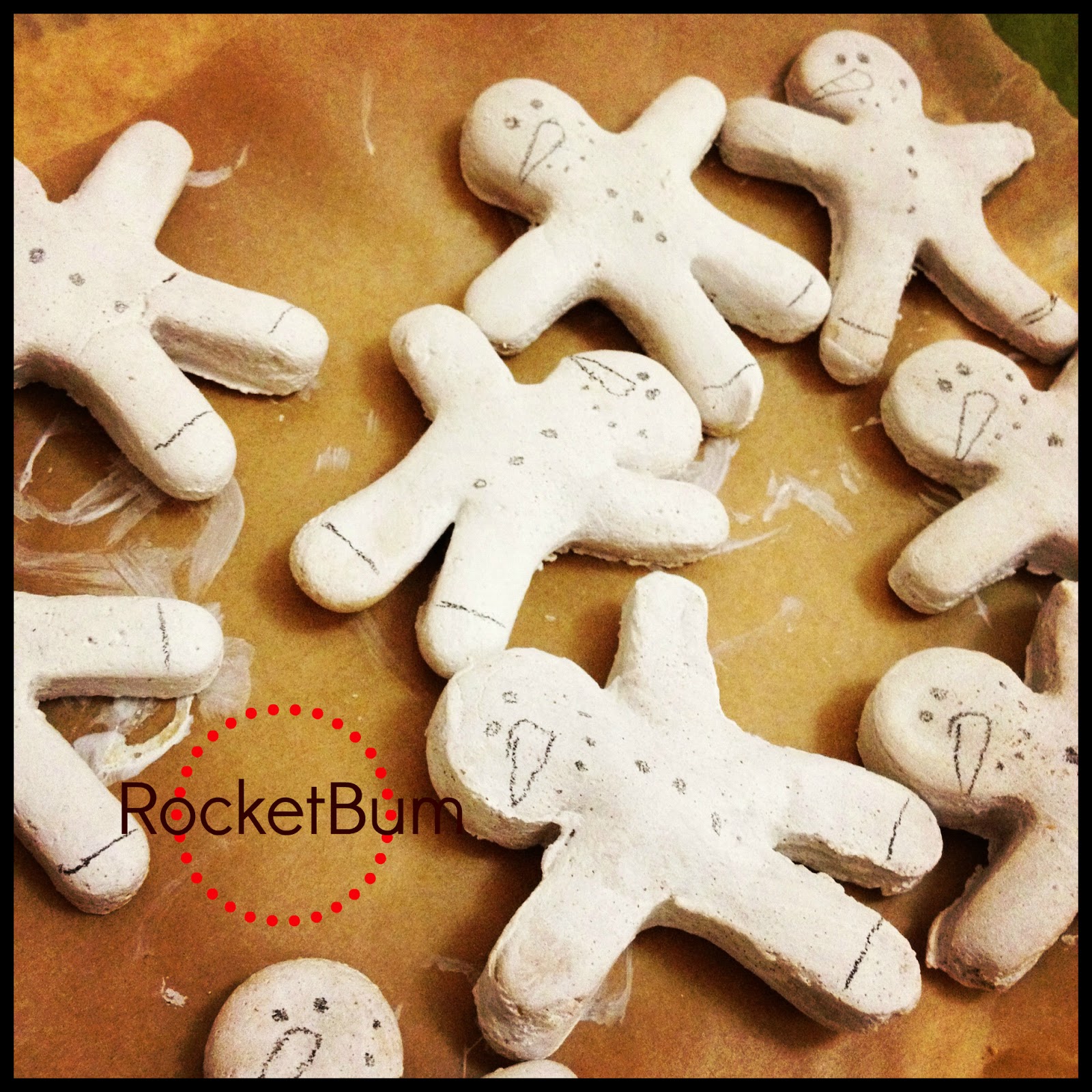 RocketBum the Blog: Gingerbread Snowman Christmas Craft!