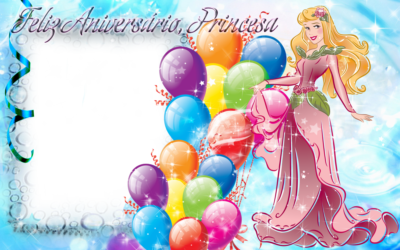 Disney Princess All Together and Alone. Free Printable Photo Frames ...