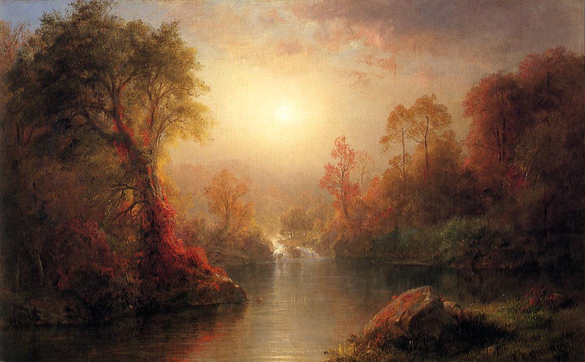fall/autumn paintings from the 1800s | FALL PAINTINGS of the week