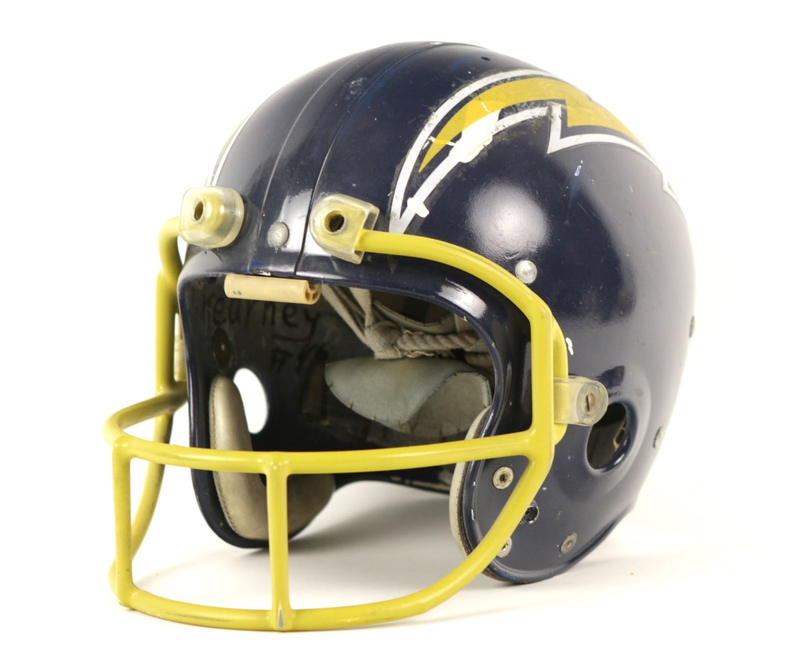Pro Football Journal: San Diego Charger Facemask Oddity