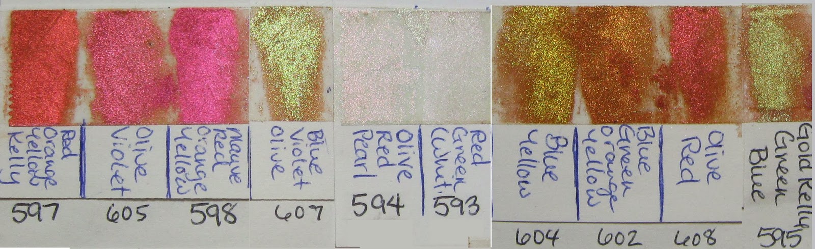 Polish and Pigments: Solar Color Dust Swatches Part 1