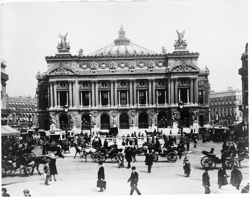 VINTAGE PHOTOGRAPHY: Paris Opera c.1900