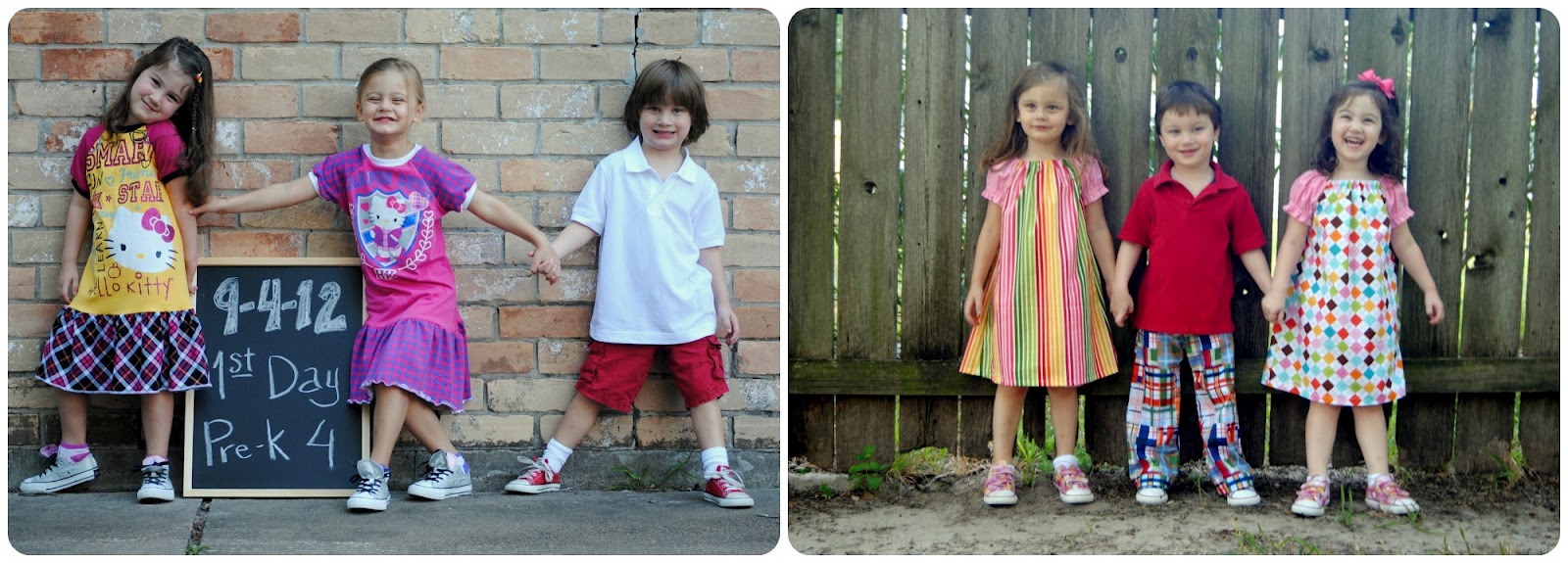 Surviving Triplets: First Day of Pre-K 4