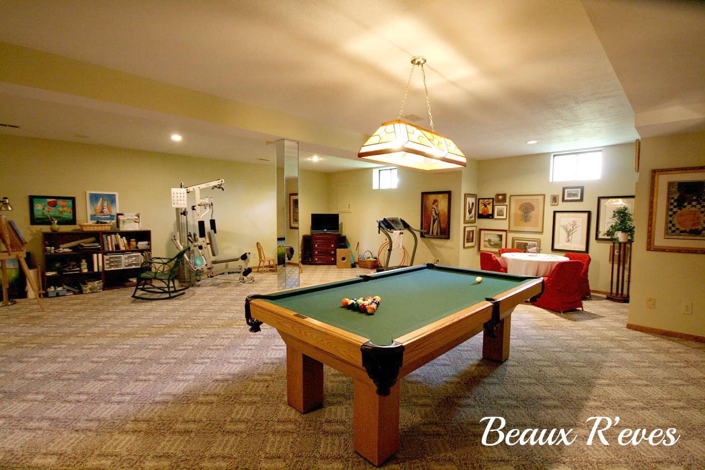 Beaux R'eves: Remodeling a Groovy 70's Basement