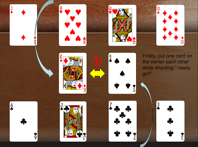 How to play the speed (card game) - IN JAPAN