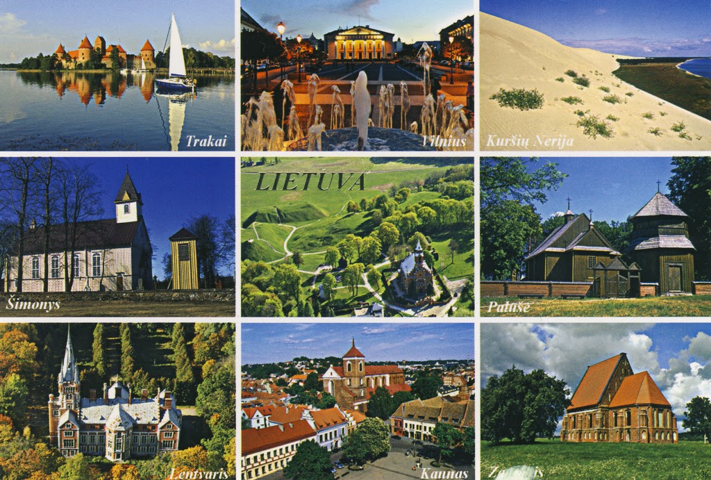 World on Postcards: Lithuania / Litwa