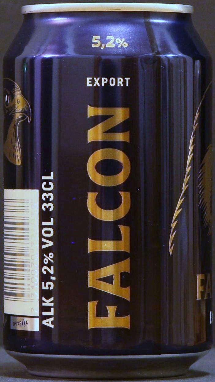 Burk-Bloggen: Falcon Export (5,2%) : ny dekor 2017 (gränshandelsburk)