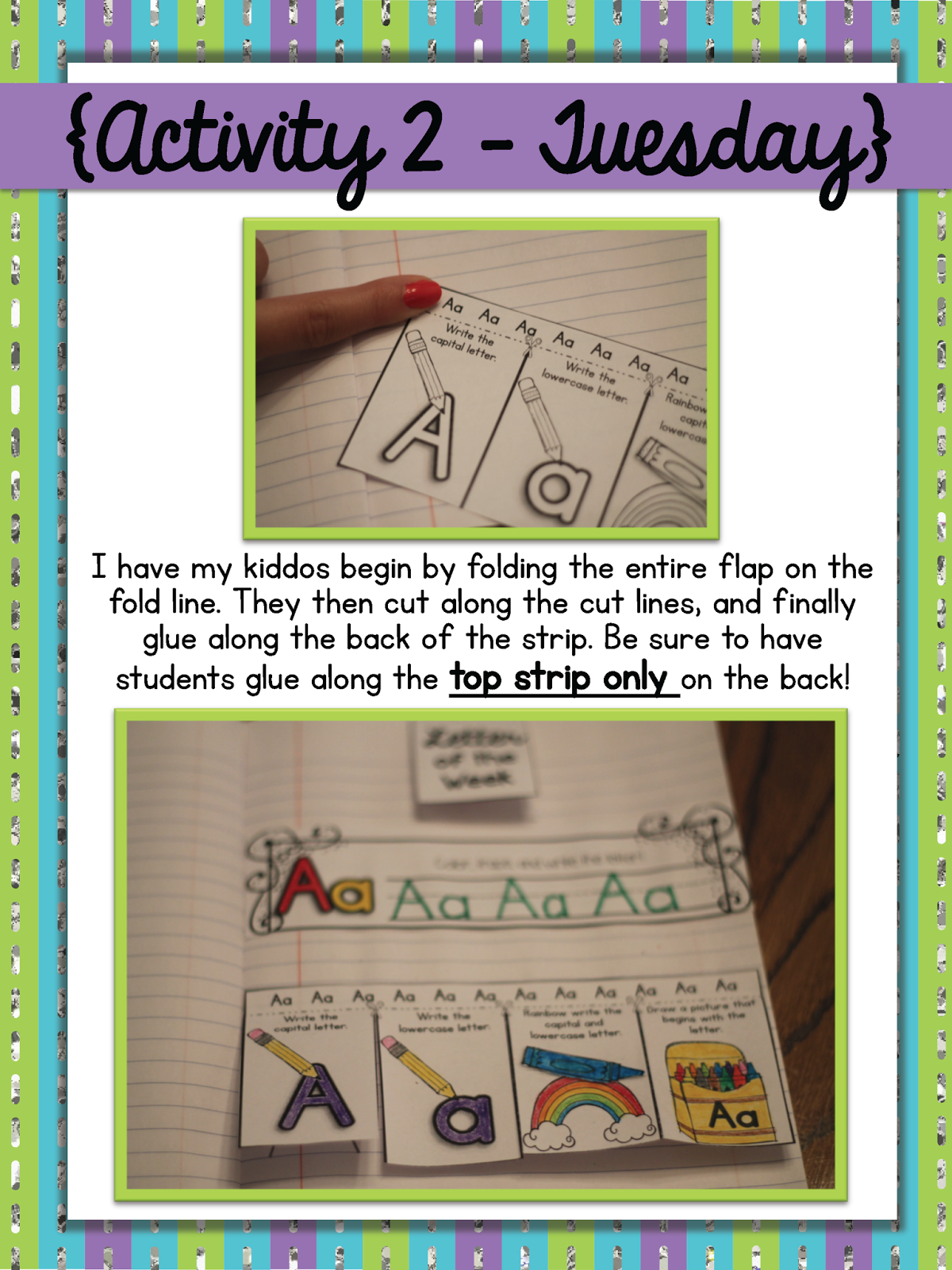 Keepin' It Kool In KinderLand: Letter of the Week Interactive Notebook ...