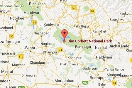 Jim Corbett National Park Map