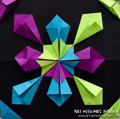 Radial Paper Relief Sculptures (5th): Part 500000 | Art with Mrs. Nguyen