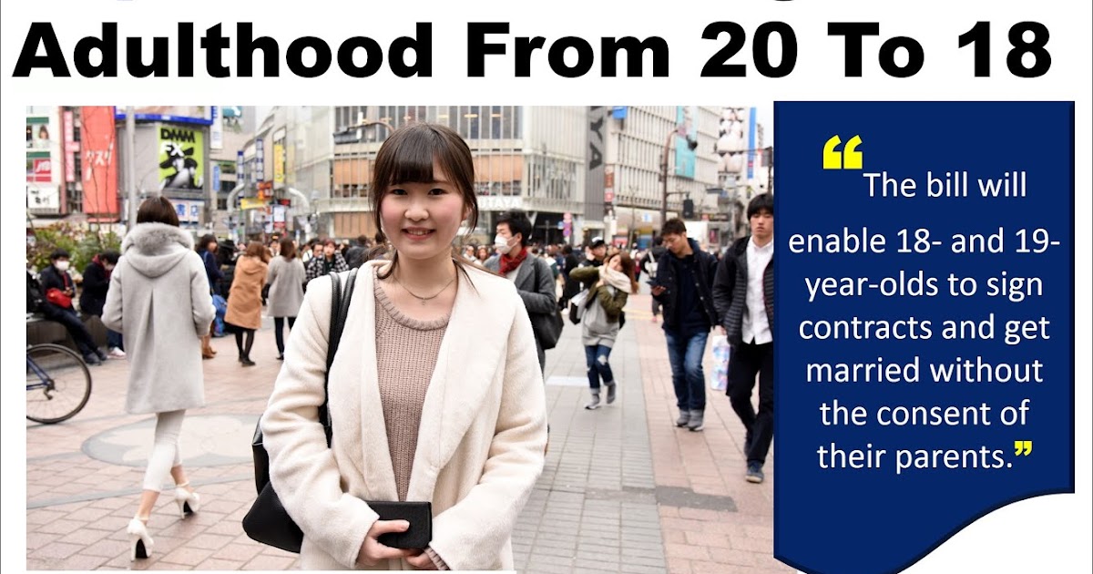 Edeson Online News: Japan To Lower Age Of Adulthood from 20 To 18