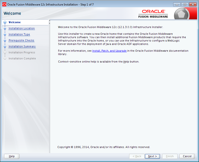 My experience in Middleware & Big Data: Oracle SOA Suite 12C installation