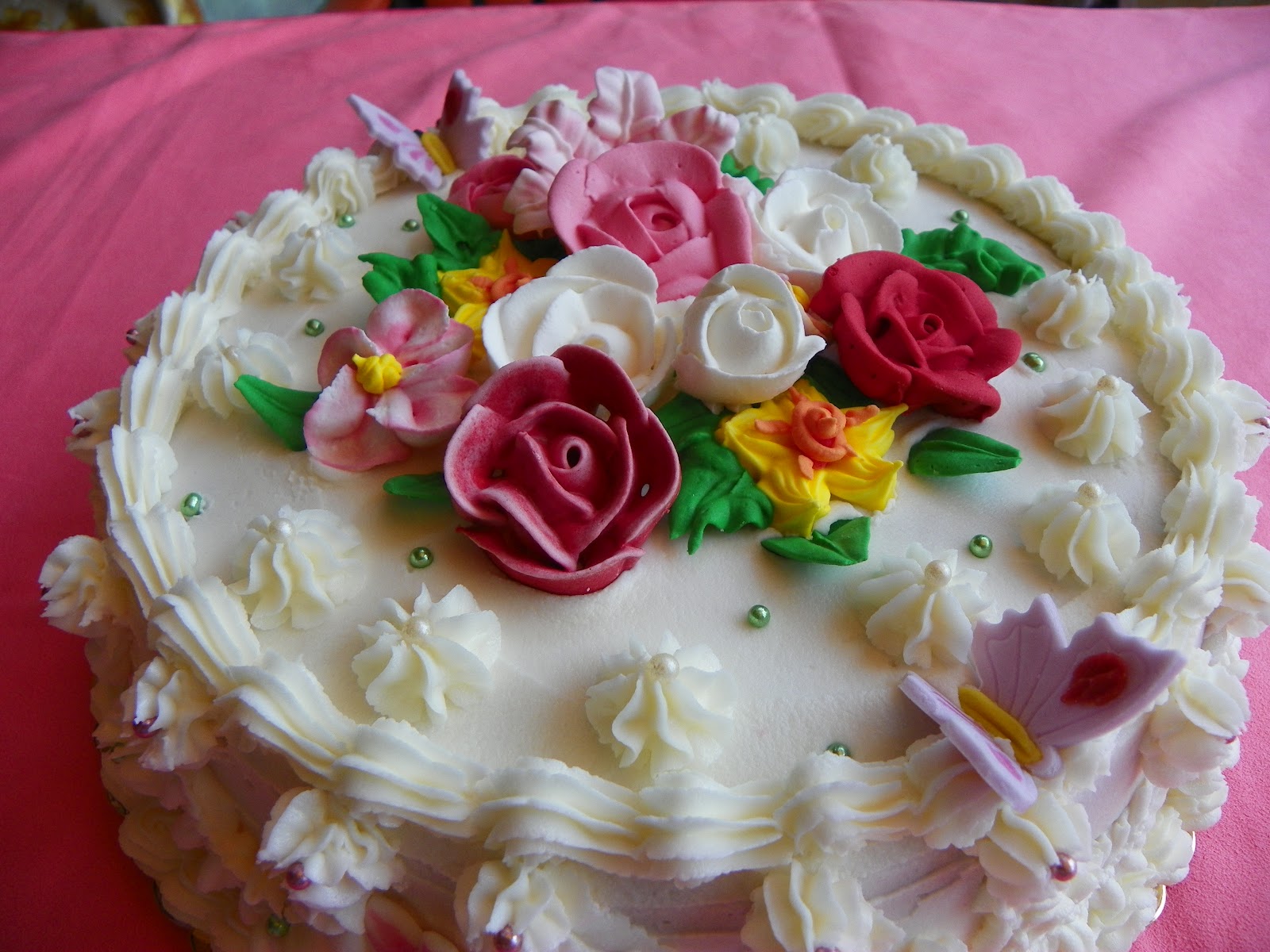 LE TORTE DI ROSALBA: TORTA FIORI DI GLASSA