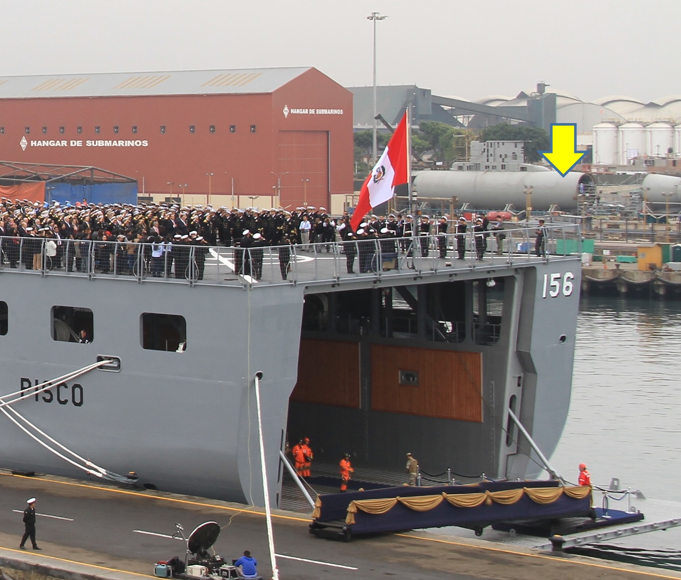 DESARROLLO PERUANO: Un Vistazo a los Trabajos en el Submarino Chipana