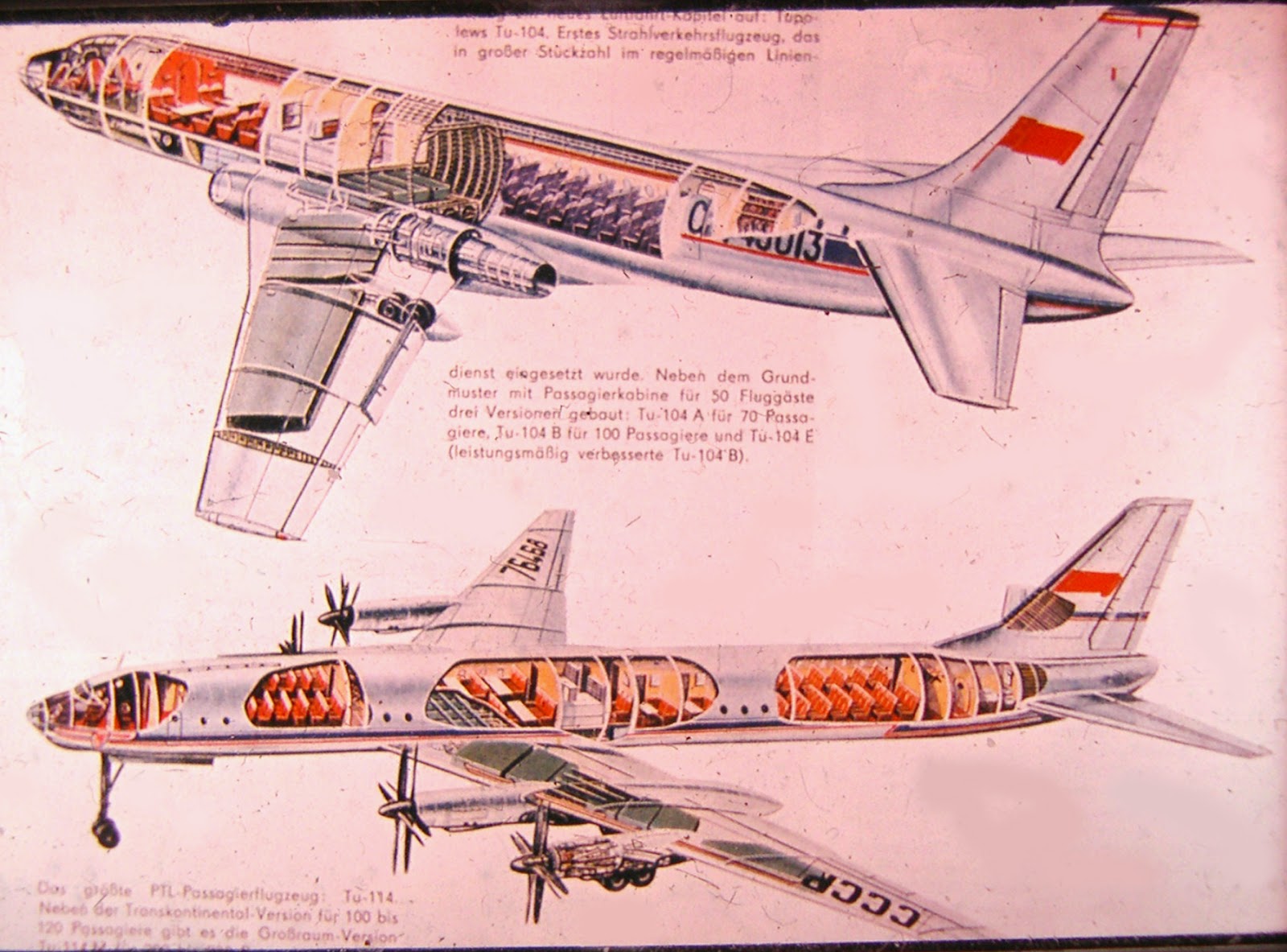 Sextant Blog: 95.) Tupolev Tu-104, Tu-16, Tu-114, Tu-124, Tu-134, Tu-22 ...