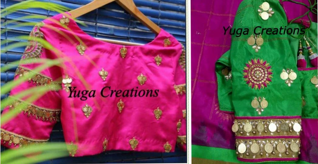 Embellished Kasu Blouse designs