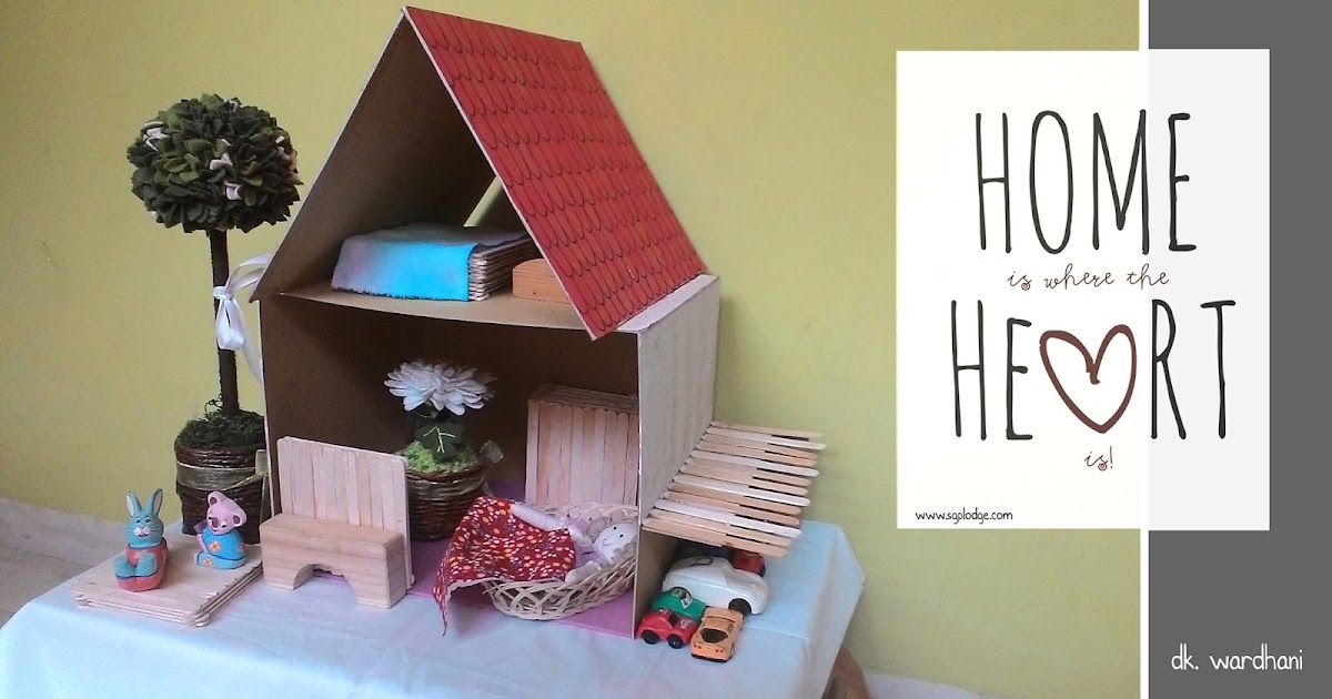 -capungmungil-: Simple and Easy Cardboard Toy House DIY Tutorial