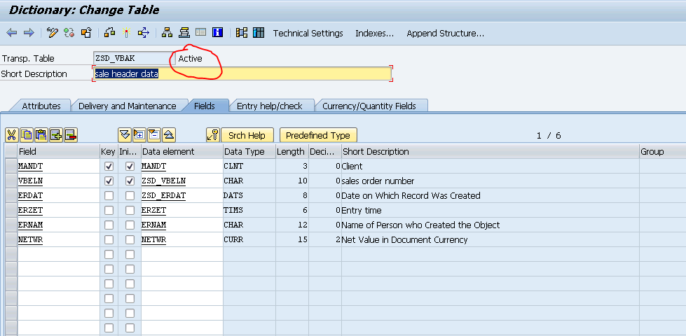 SAP TECH: Creating Transparent Master Table