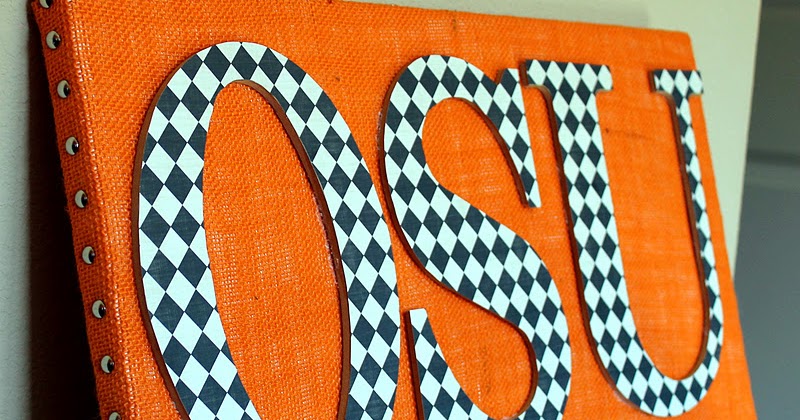 Wonderfully Made: OSU & JOY Burlap Signs