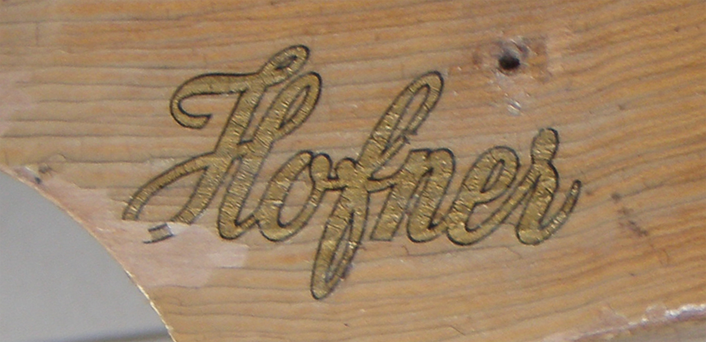 Hofner Colorama II restoration project (part 6) - recreating the logo ...