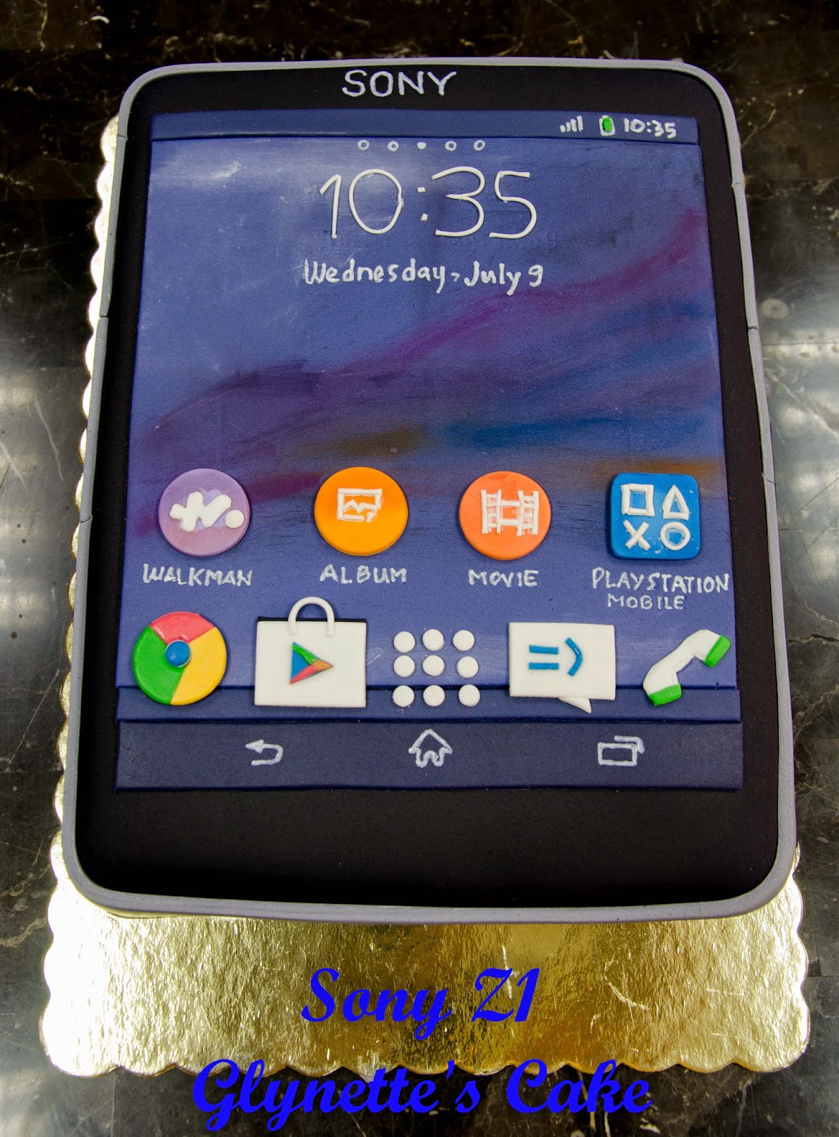 Glynette's Cake: MOBILE PHONE CAKES
