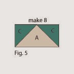 Inspired by Fabric: Star Sampler Block #5