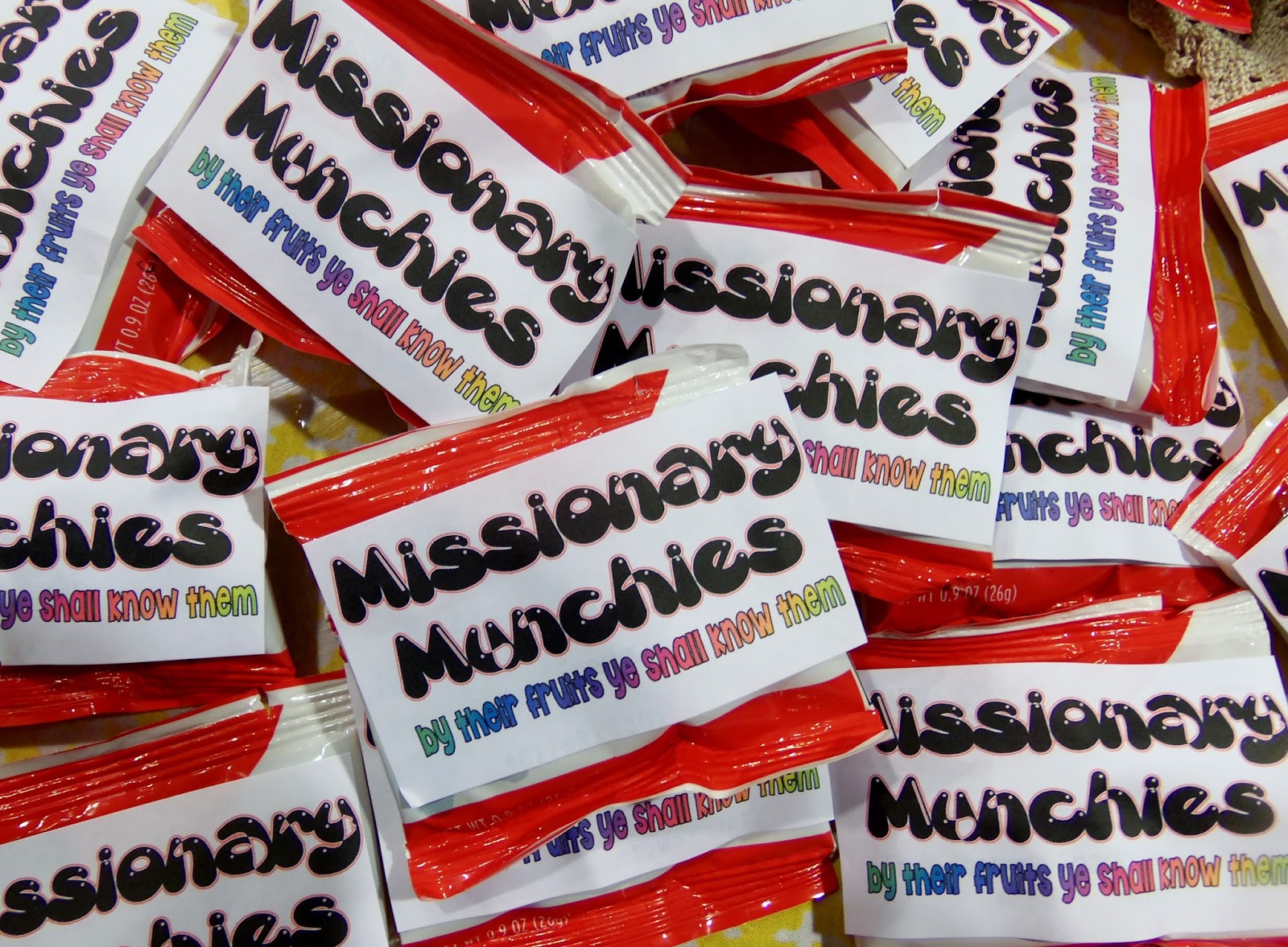 HollysHome - Church Fun: Missionary Munchies Printable