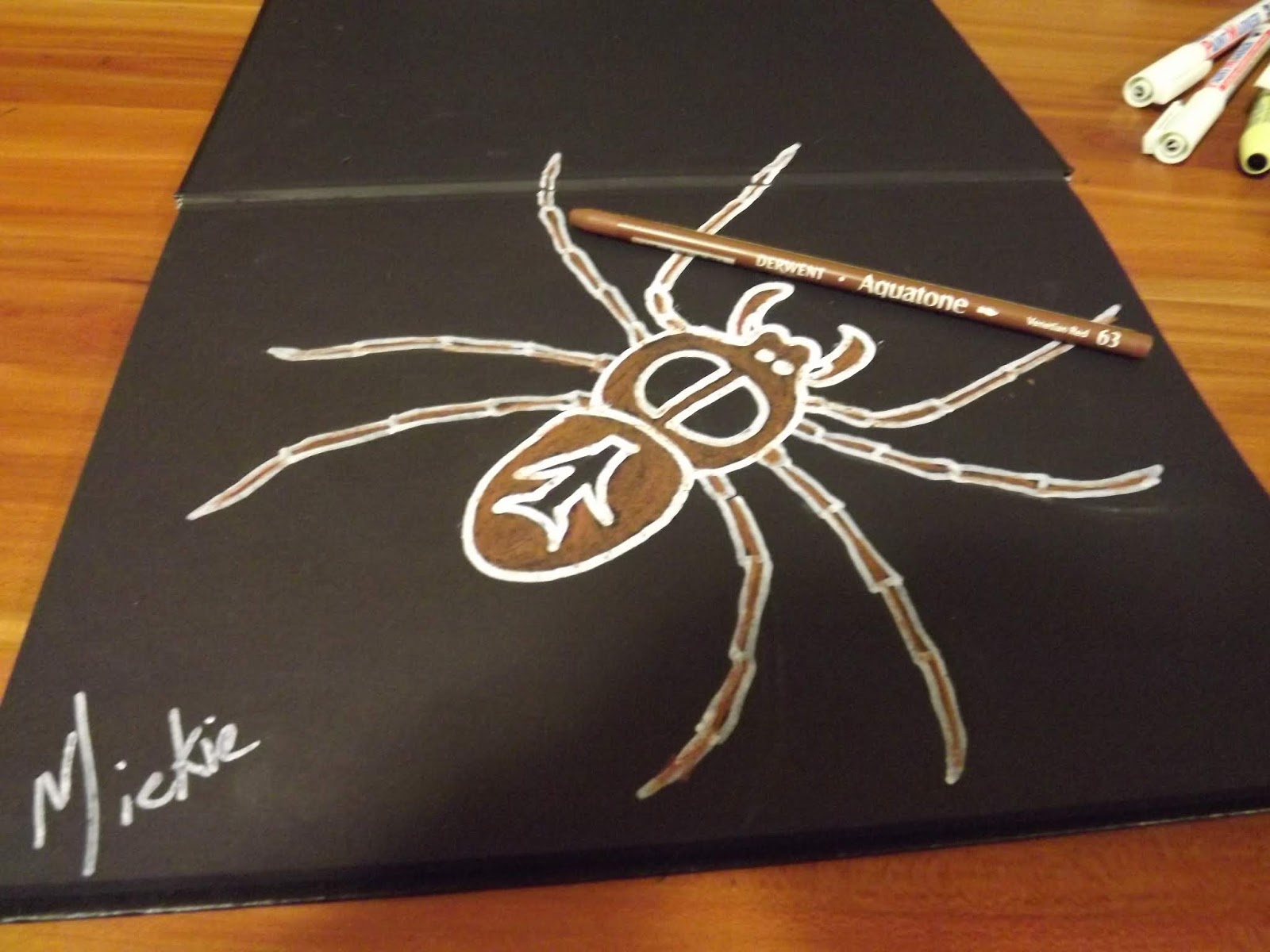 A Pretty Talent Blog: How to draw: A Spider