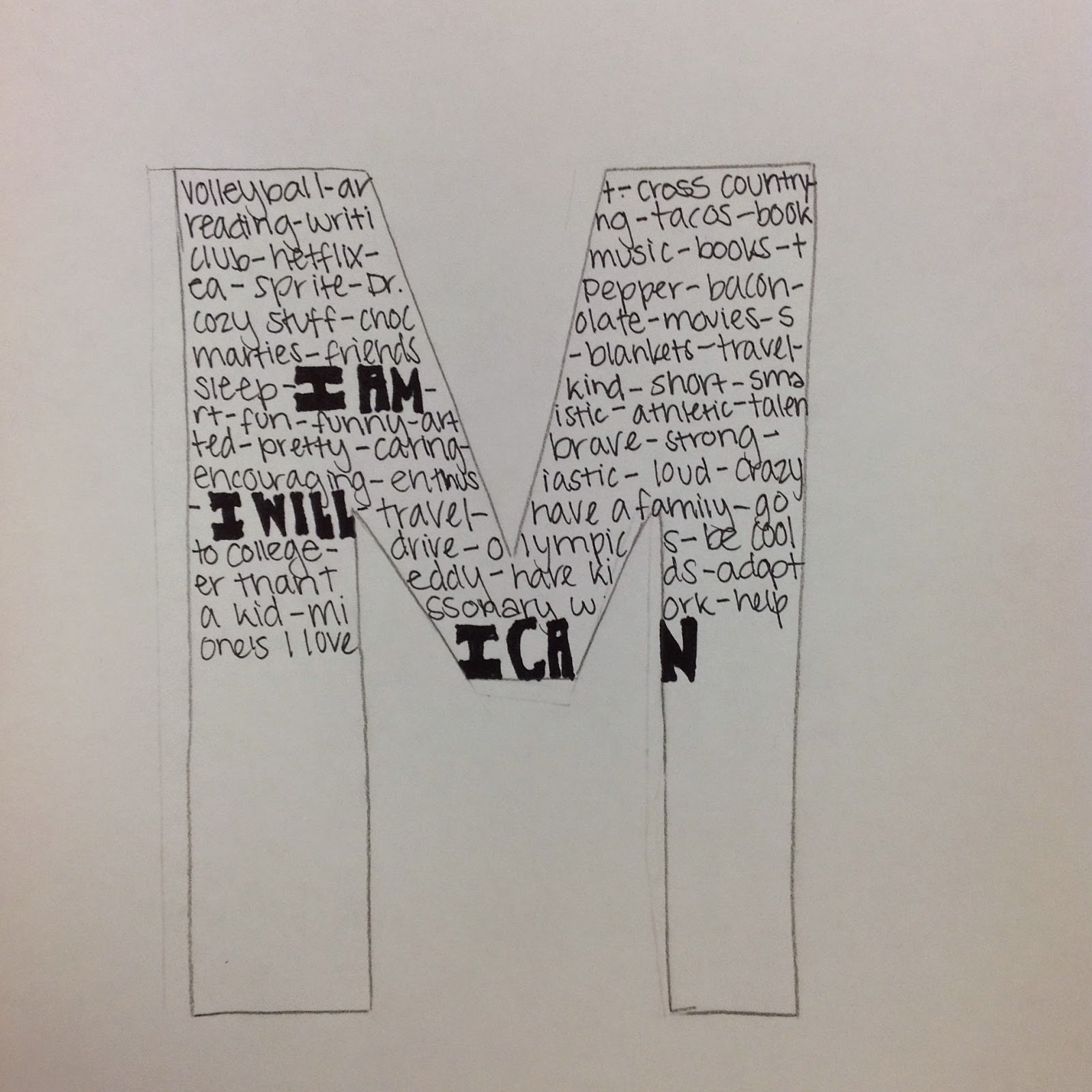 Miss Arty Pants: Positive Identity Art