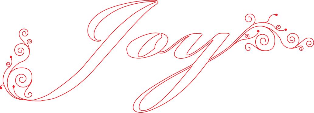 Shawkl Designs: Monogram Monday - Joy