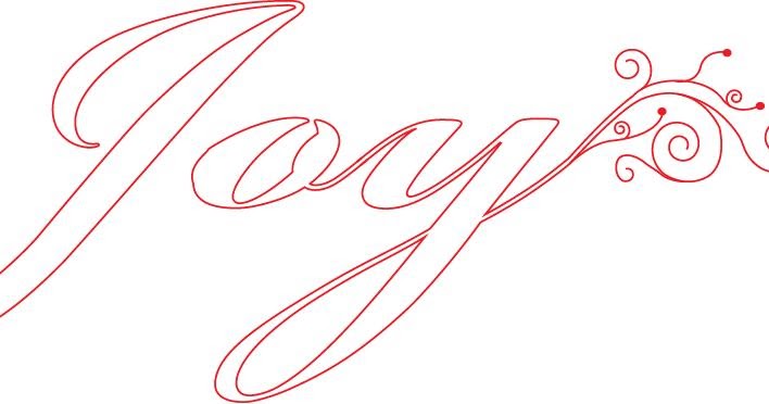 Shawkl Designs: Monogram Monday - Joy