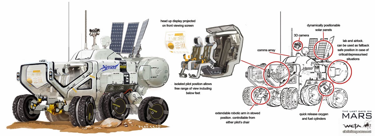 Christian Pearce: The Last Days on Mars - Rover Concept