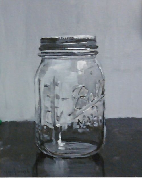 Daily Painters of Pennsylvania: Ball Jar, Maria Kovalenko Leysens