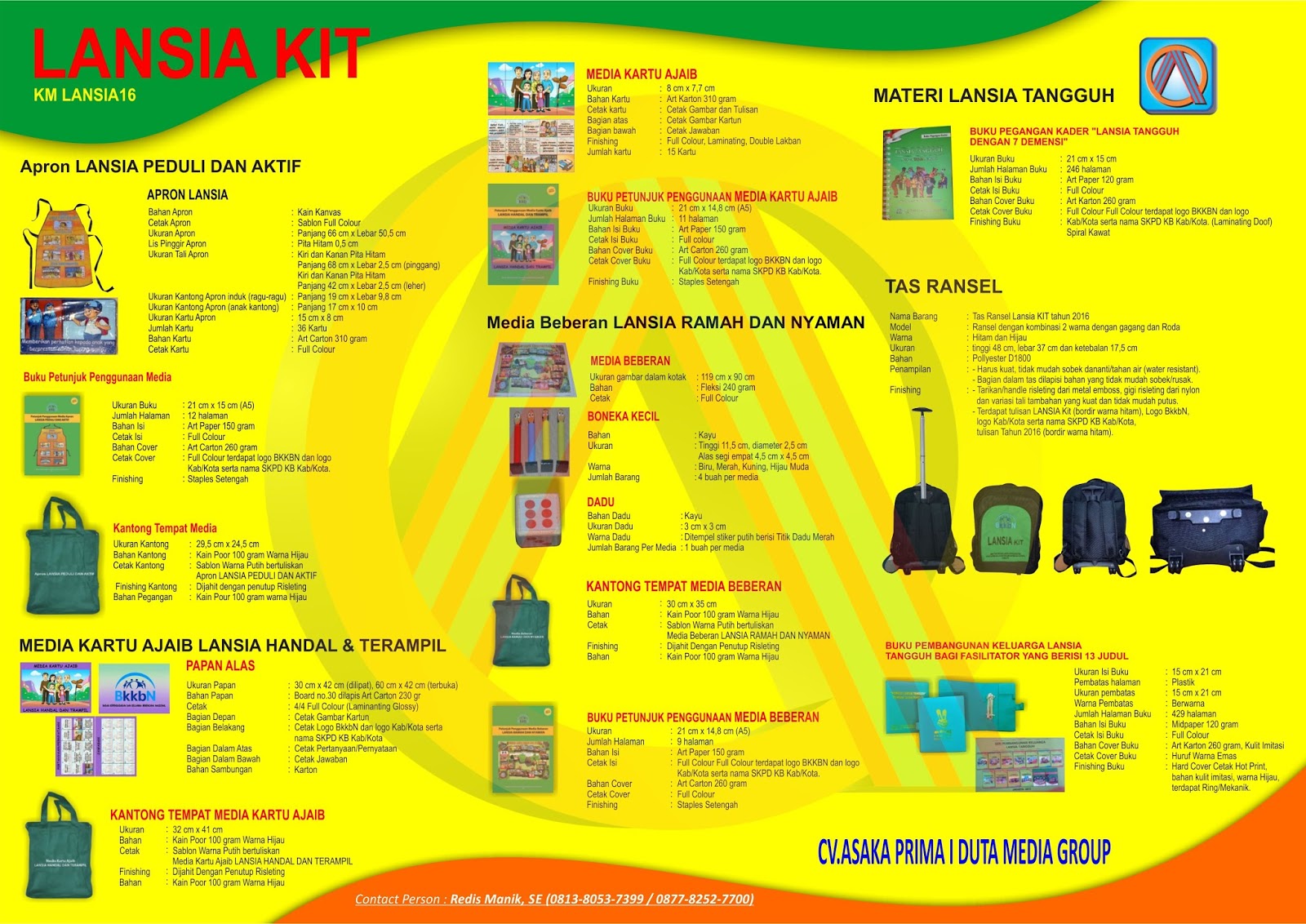 Lansia KIT BKKbN 2018 ~ Tas Lansia Kit BKKBN Kami Menjualnya DAK BKKbN ...