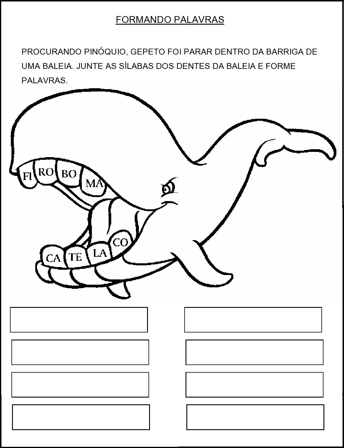 PINÓQUIO ATIVIDADES CONTOS DE FADAS FÁBULAS LENDAS HISTÓRIAS INFANTIS ...