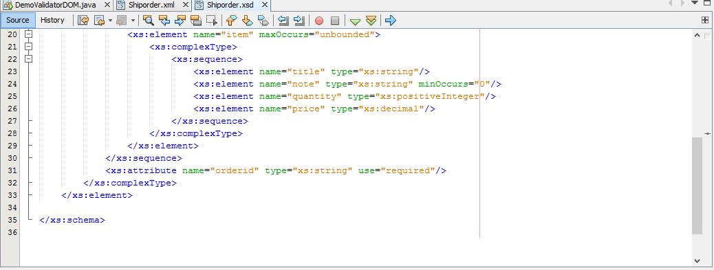 Đặng An Use Validator To Validate Xml Against A Schema