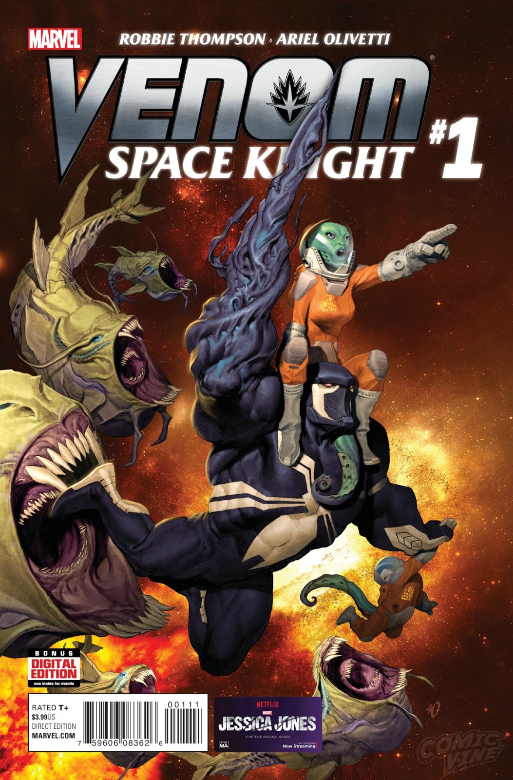 The Venom Site: venom: space knight 1 preview