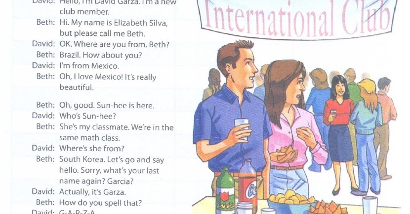 Learning the English Language : Interchange 1_ Unit 1 Please call me Beth