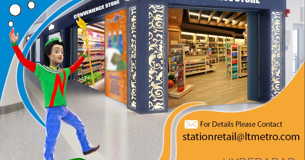 Hyderabad Metro Rail: Convenience Store