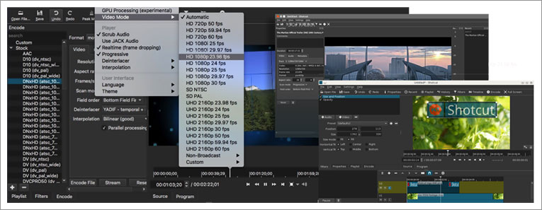 Editor de vídeo Shotcut no seu GNU/Linux