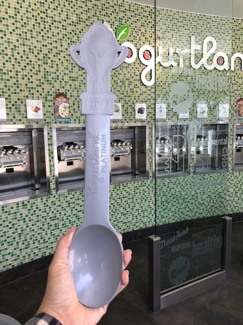 Fro-Yo Girl Speaks: Yogurtland’s NEW Giant Platinum Froyo Spoons