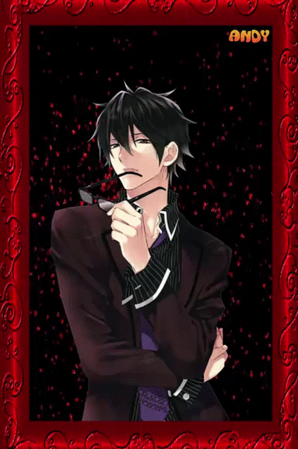 Gif animados andy: Gif animado de chico de anime