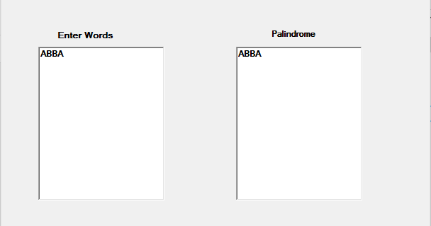 palindromes in C# - Tech Spider