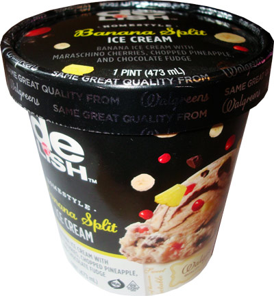 On Second Scoop: Ice Cream Reviews: Walgreen's Good & Delish Banana ...