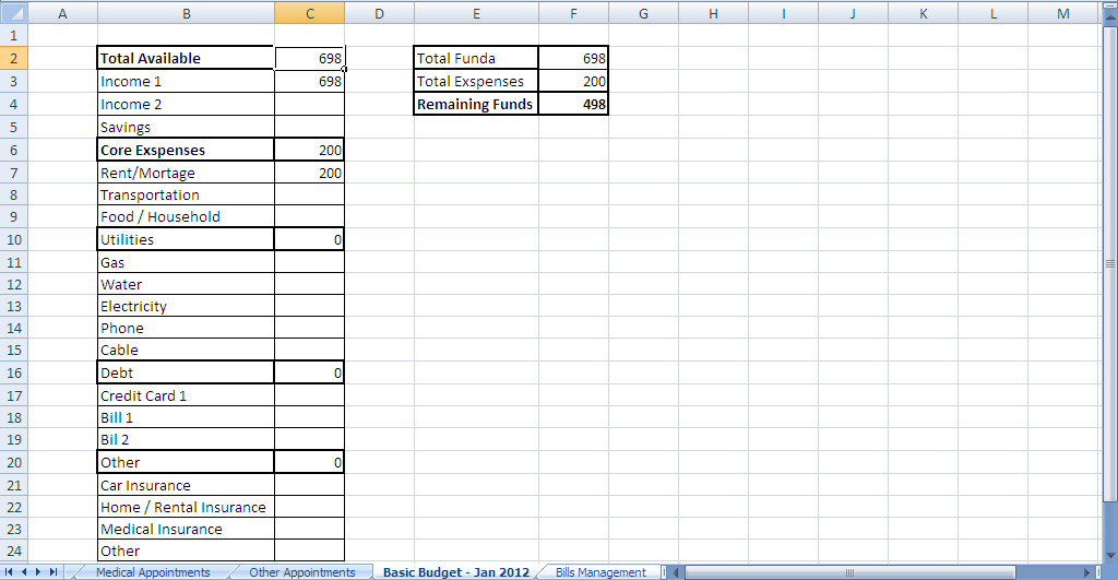 The Daily Docket: Household Management Binder / Notebook