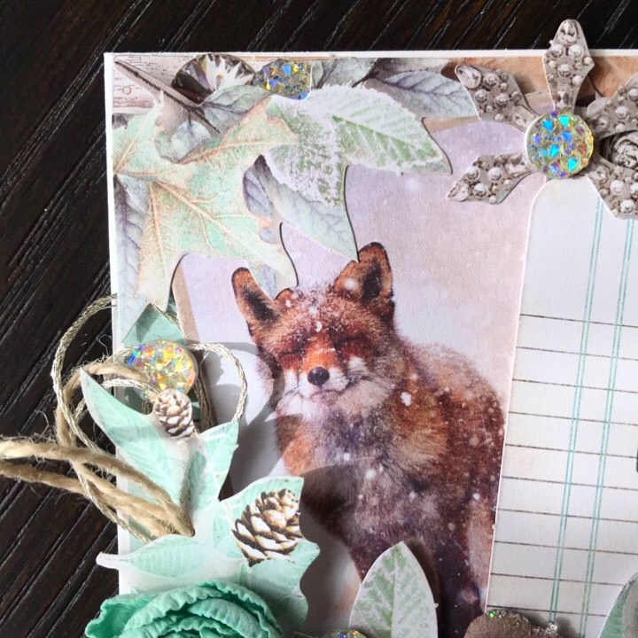The Artsy Fox: Wintry Fox Card for Cherish the Memory