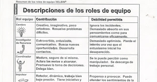 Procesos básicos de los grupos.: 4.- Los roles, tipos de roles y su ...