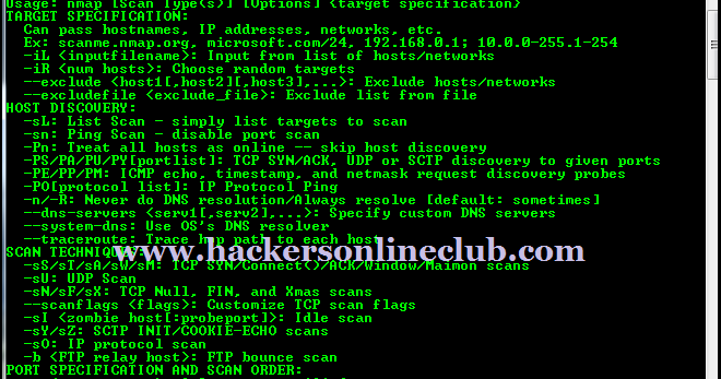 NMAP (Network Mapping) Cheat Sheet - Hackers Online Club (HOC)