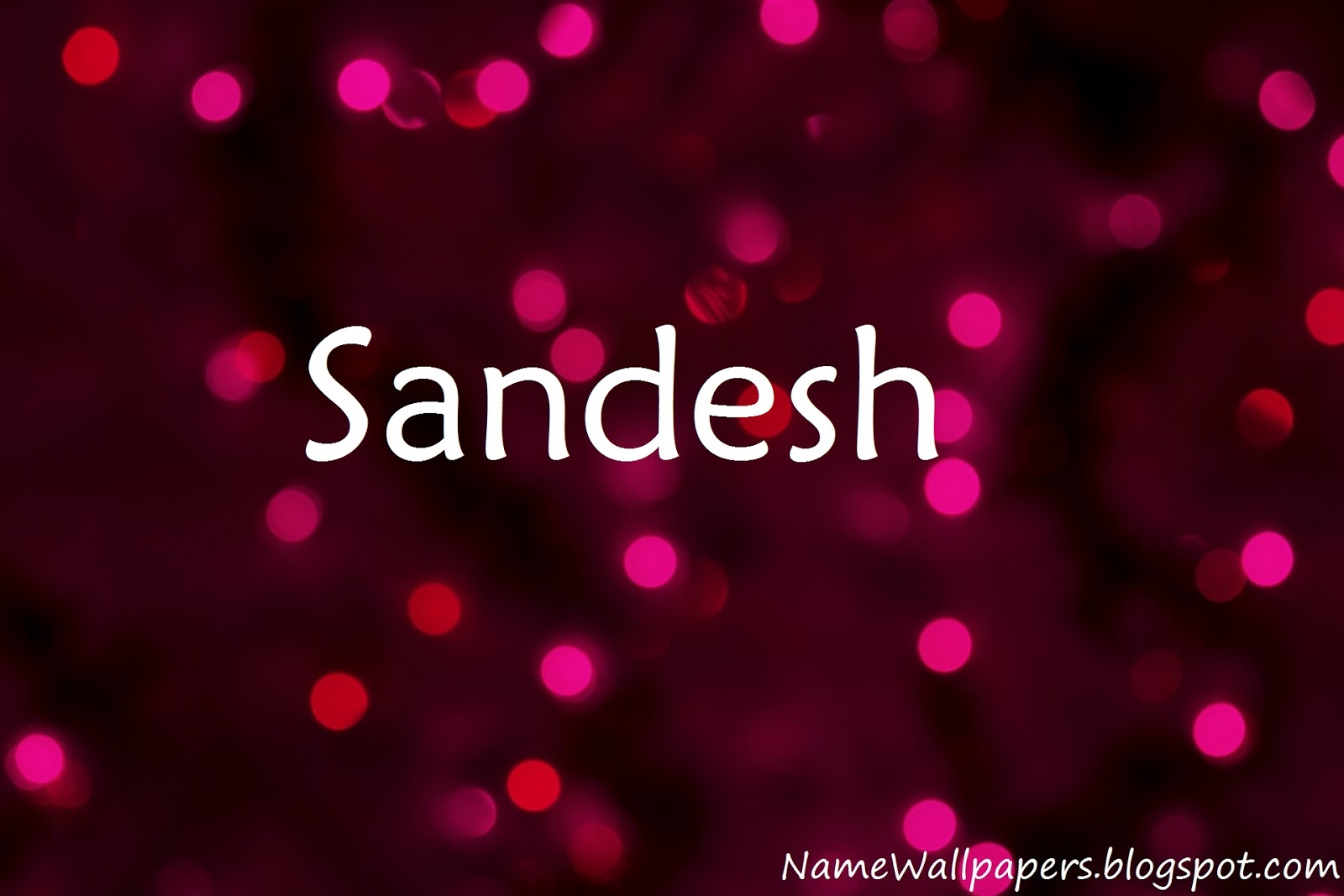 Sandesh Name Wallpaper